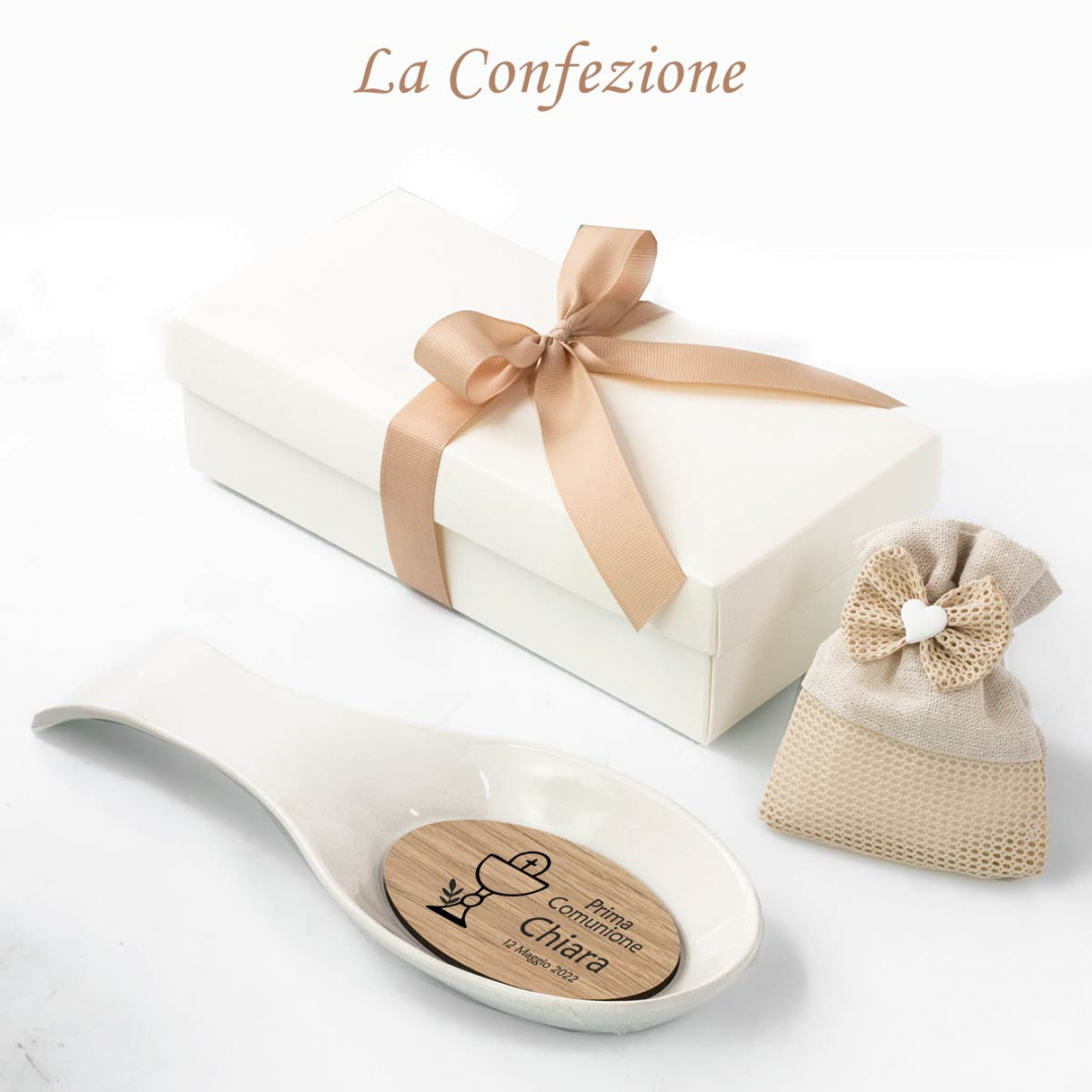 Bomboniere Personalizzate Poggiamestolo in ceramica e