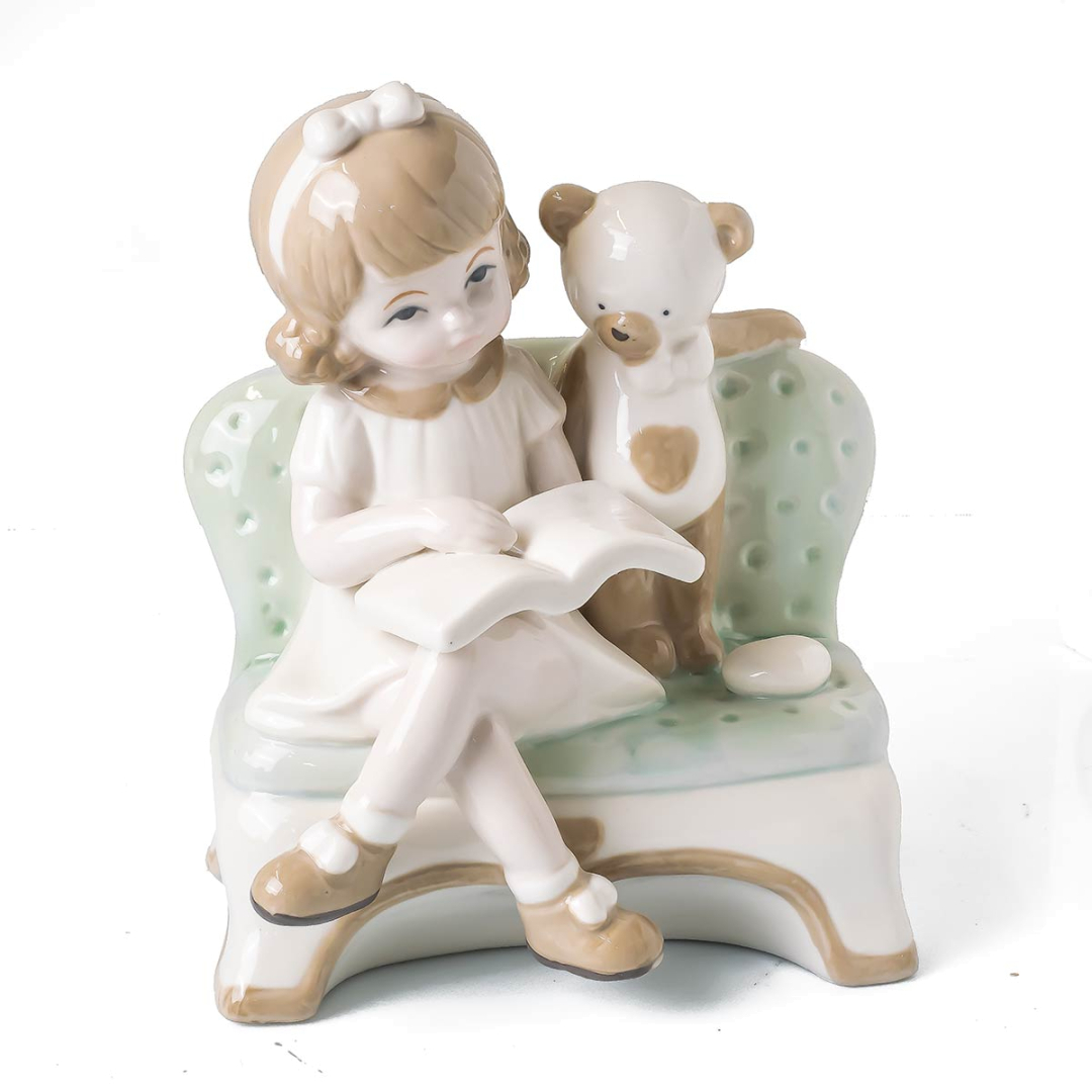 Bomboniere Porcellana Collezione Bambina con orsetto