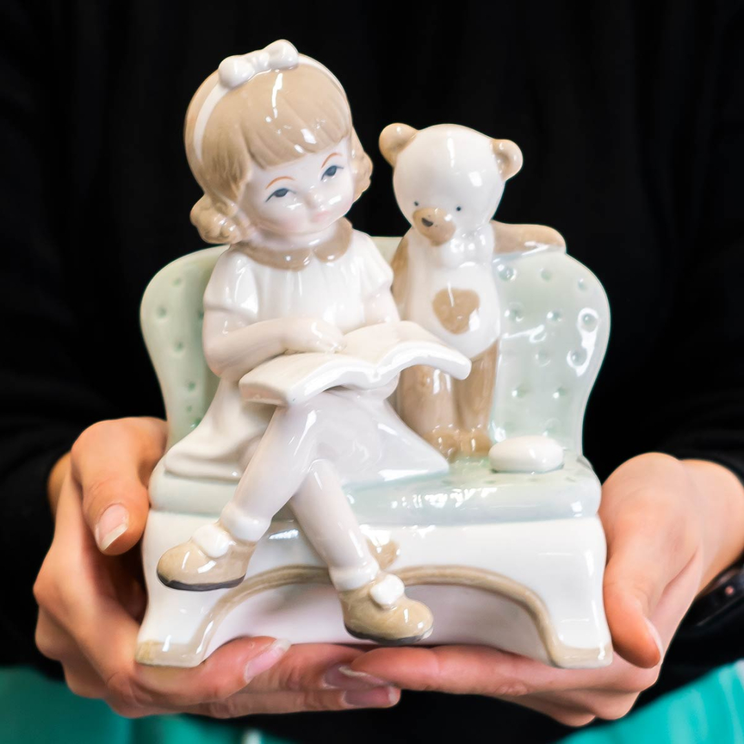 Bomboniere Porcellana Collezione Bambina con orsetto